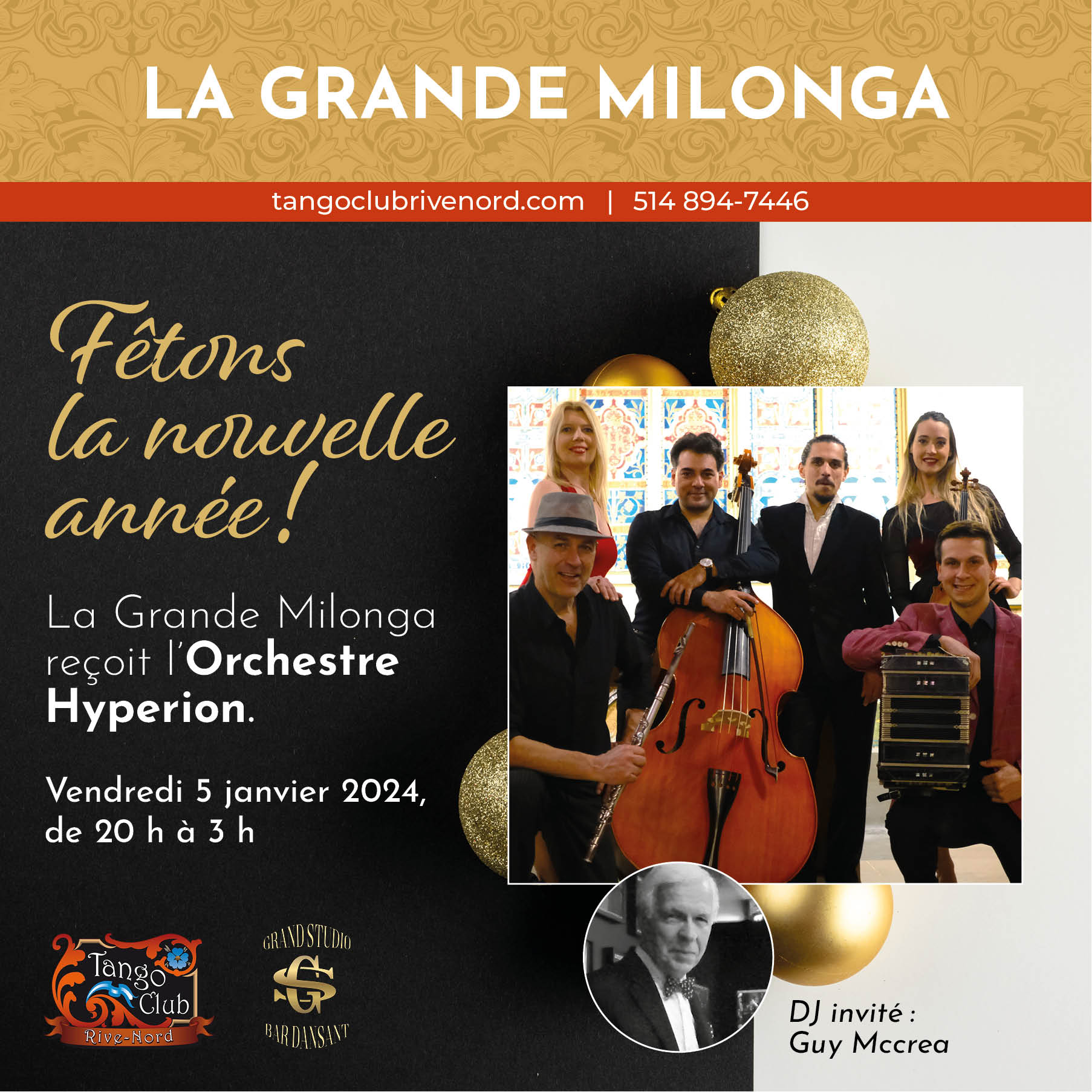Tango Club Rive-Nord I Événements de tango à Laval